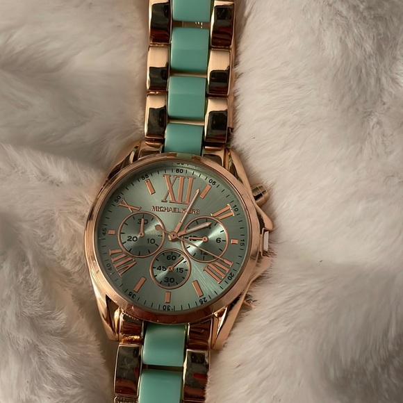 Michael Kors | Accessories | New Micheal Kors Kacie Goldturquoise ...